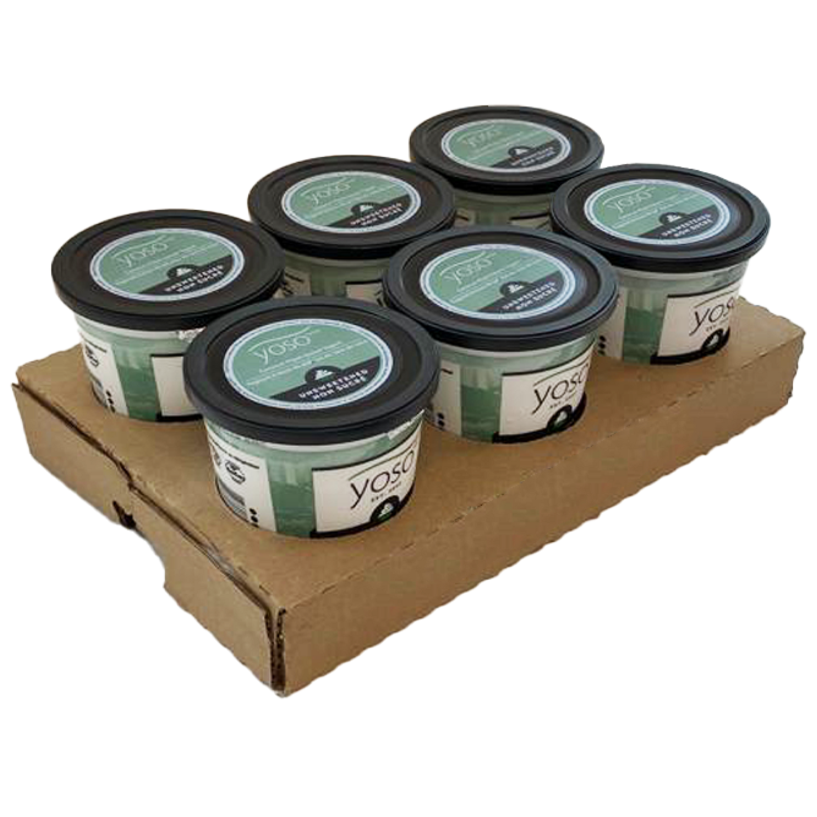 Coconut Plant-Based Yogurt Case | Plain Unsweetened 440g