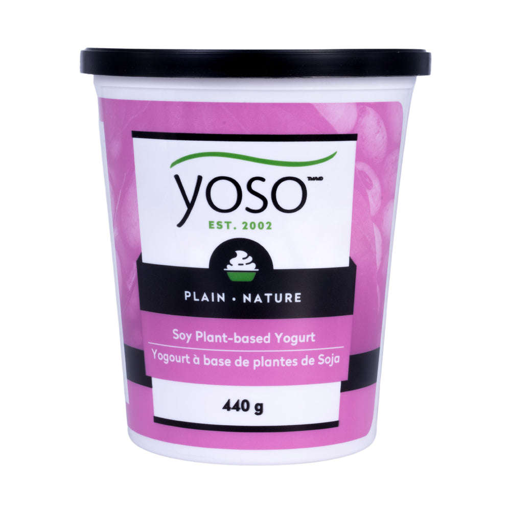 Soy Plant-Based Yogurt | Plain 440g | YOSO Ontario